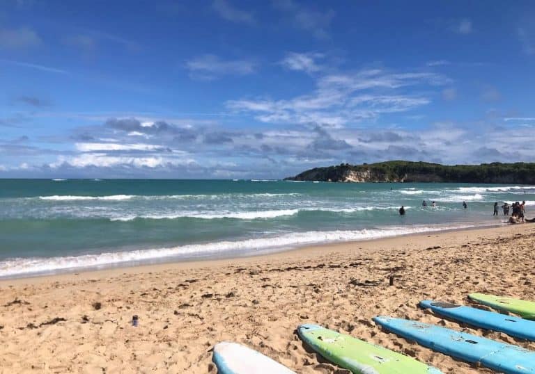 Macao Beach, where the Caribbean meets the Atlantic