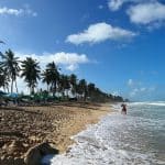 Macao Beach, where the Caribbean meets the Atlantic