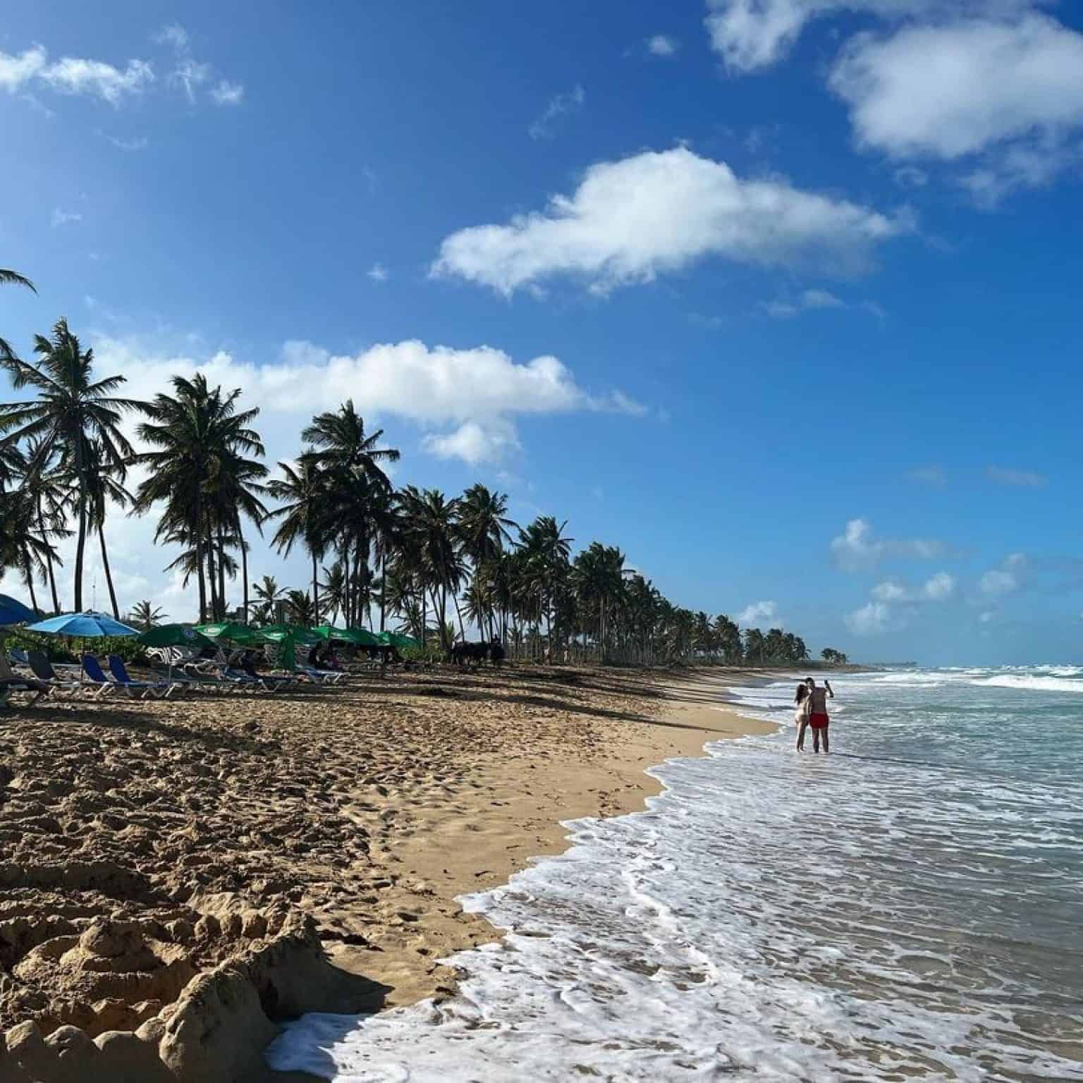 Macao Beach, where the Caribbean meets the Atlantic