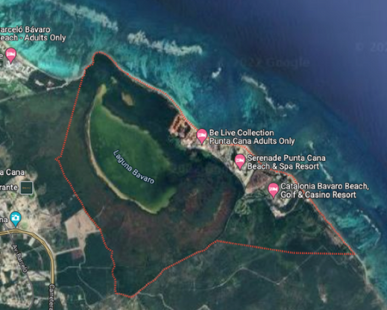Un mapa detallado de los complejos turísticos de Punta Cana - Punta ...